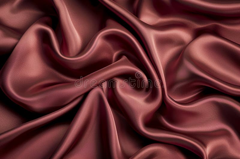 Elegant Marsala Silk Fabric Texture Abstract, Silky Waves. Smooth ...