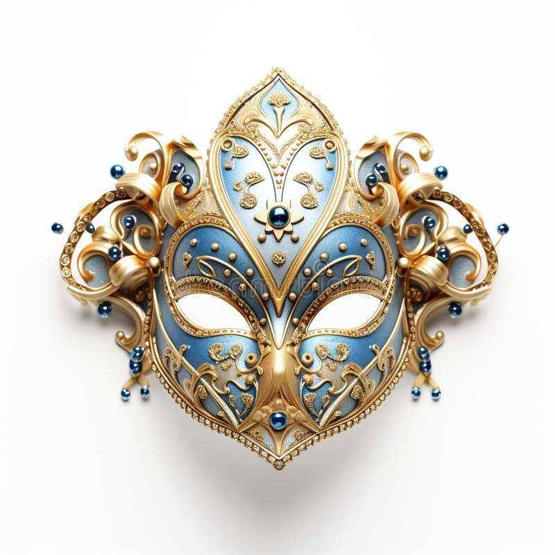 Elegant Masquarade Venetian Mask. Carnivale Mask Stock Illustration ...