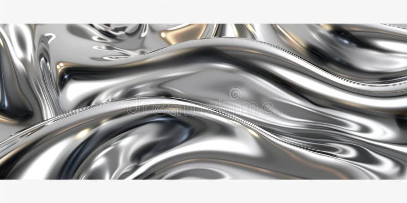 Elegant Material Concept Represented by Fabric with Silver Sheen and ...