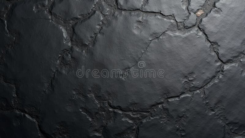 Elegant Matte Black Slate Texture with Subtle Veins for a Modern Look ...