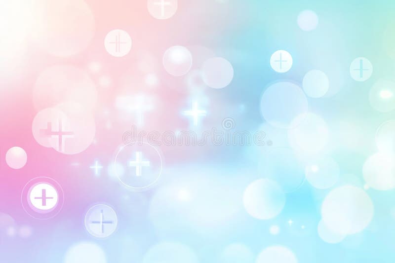 Elegant Medical Background in Pastels Stock Illustration - Illustration ...