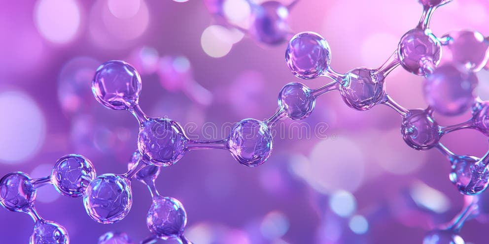 Elegant Medical Conference Backdrop with Modern Molecule Network ...