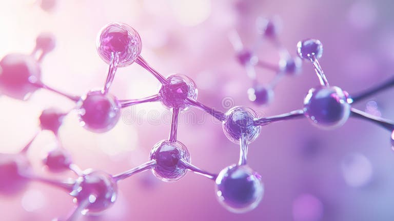 Elegant Medical Conference Backdrop with Modern Molecule Network ...