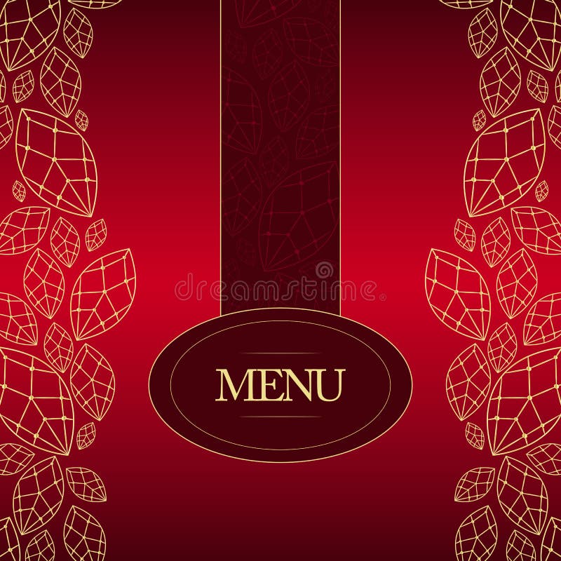 Menu design template stock illustration. Illustration of food - 29226084