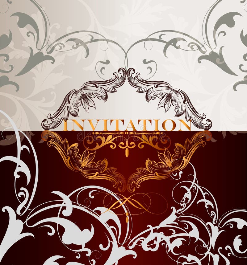 Elegant Menu Design with Coffee Elements on Wood Texture in Vintage ...