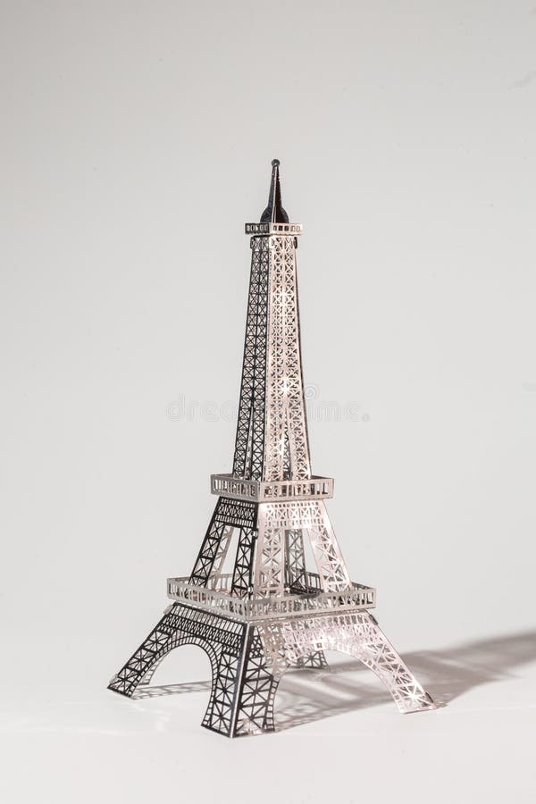 An Elegant Metal Statue of the Tower. Metal Construction Kit Stock ...