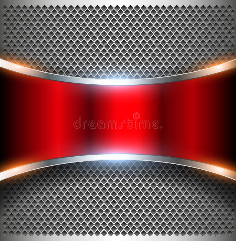 Illustration of Abstract Red and Black Metallic with Light Ray and ...