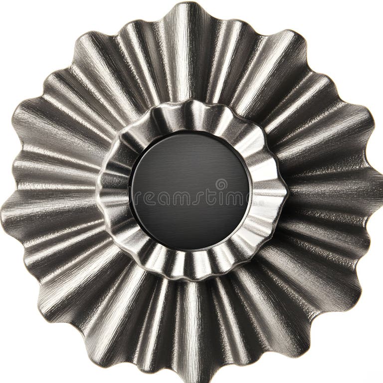 Elegant Metallic Frame Design Stock Illustration - Illustration of ...