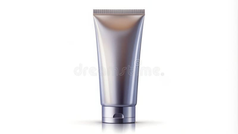 Elegant Metallic Tube Packaging Mockup for Cosmetic Product ...
