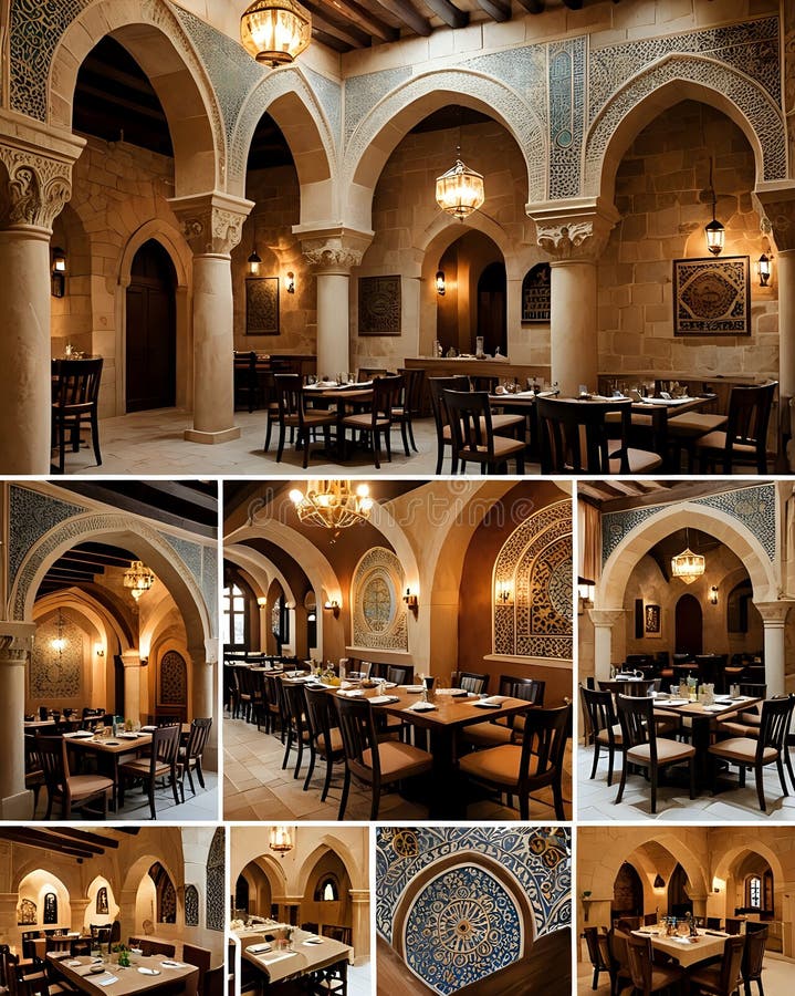 Elegant Middle Eastern Mansion Architectural Design Stock Photos - Free ...