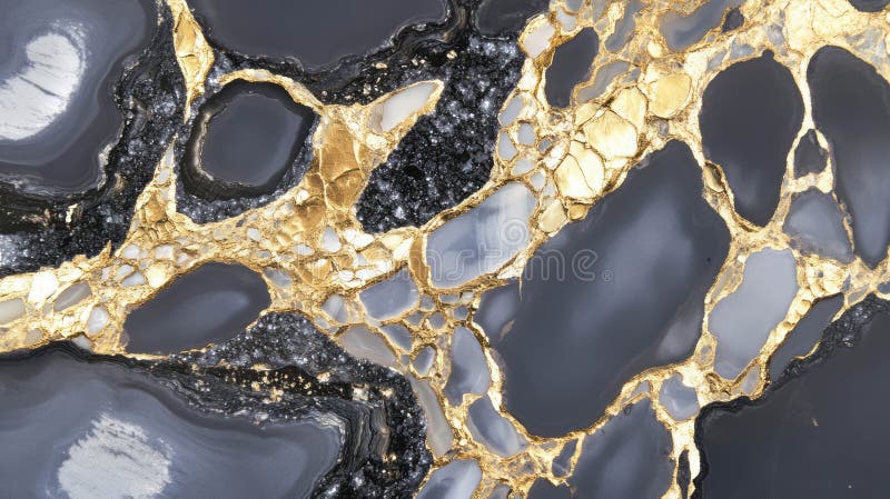 Elegant Mineral Texture with Meteorite and Fusion Crust Patterns for ...