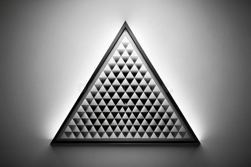 Elegant Minimalist Black and White Triangle Pattern Background Design a ...