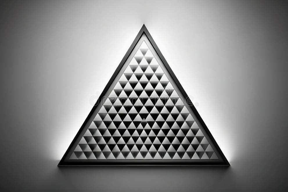 Elegant Minimalist Black and White Triangle Pattern Background Design a ...