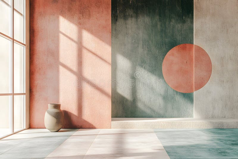 Elegant Minimalist Designs - Geometric Shapes in Subtle Hues Stock ...