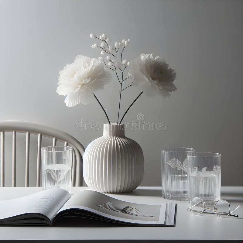 "Elegant Minimalist Interior: a Study in Simplicity and Style" Stock ...