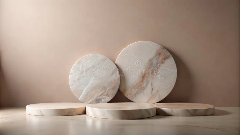 Elegant Minimalist Marble Display Platforms for Product Showcasing ...
