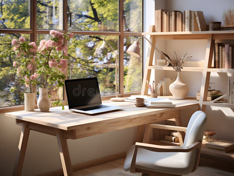 Minimalist Modern Home Desk with Clean Lines and a Sleek Design ...
