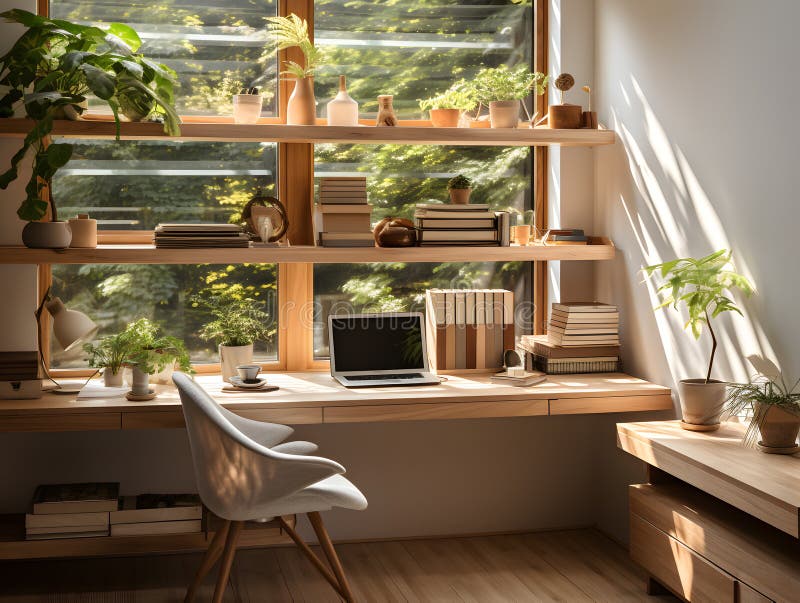 Minimalist Modern Home Desk with Clean Lines and a Sleek Design ...