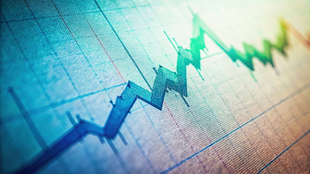 Elegant Minimalist Stock Graph Design for Financial Presentations Clean ...