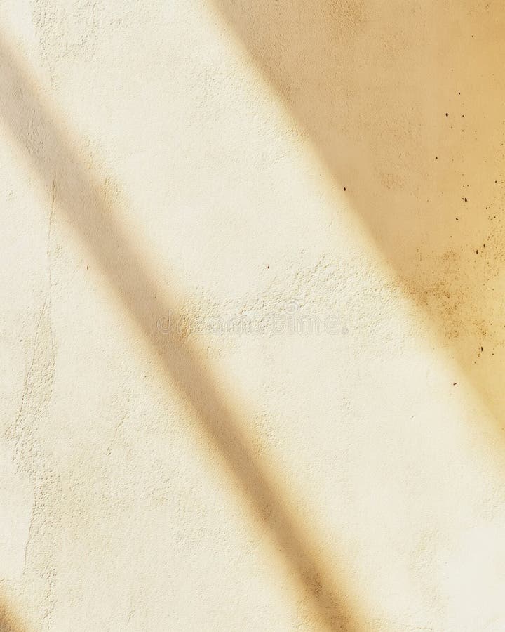 Elegant Minimalistic Light Yellow Matte Concrete Wall Texture with Soft ...