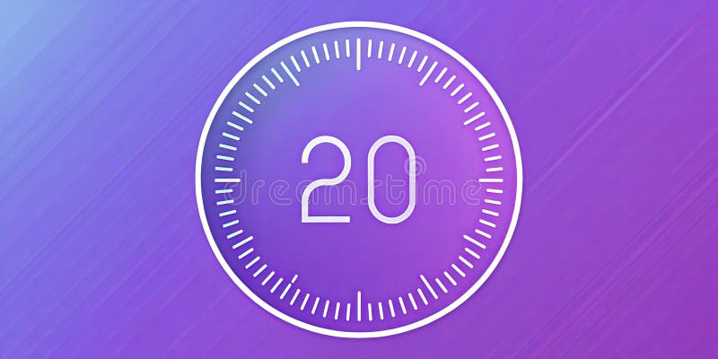 Elegant 25Minute Timer Graphic Minimalist Line Art Perfect for Mobile ...