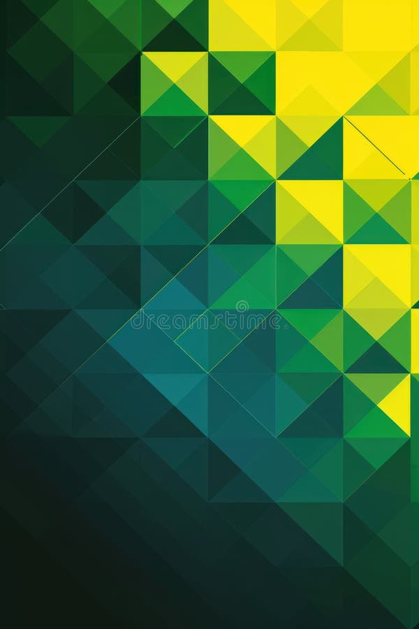 Elegant Modern Abstract Geometric Overlay Featuring Vibrant Green and ...