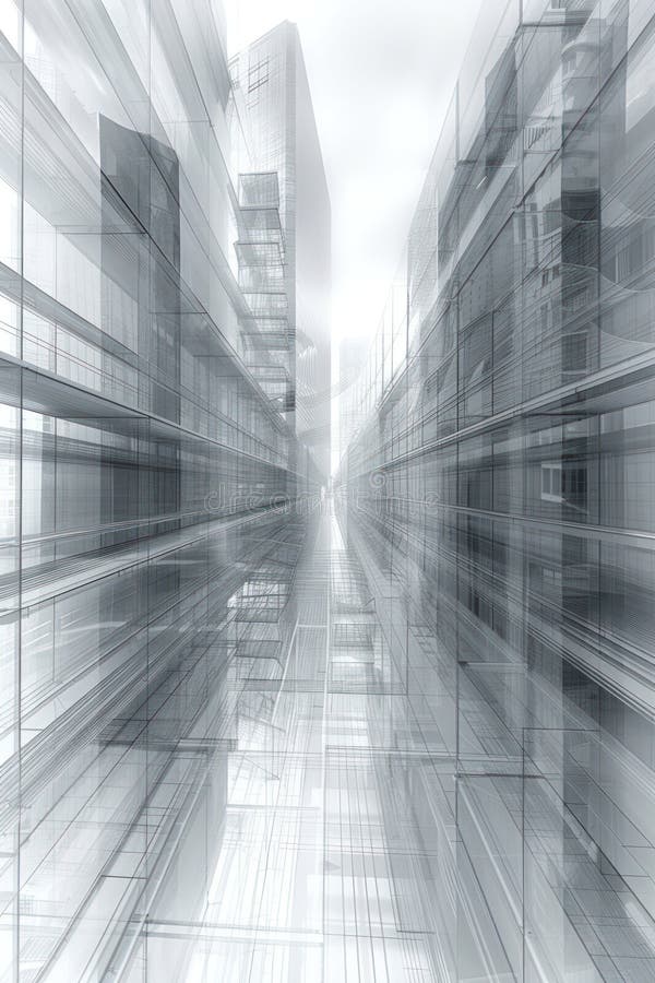 Elegant and Modern Abstract Geometric Overlay Showcasing Dynamic ...