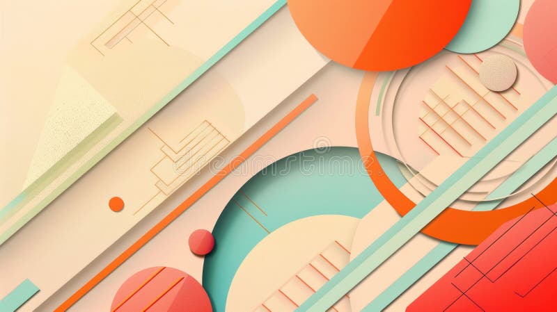 Elegant Modern Background with Clean Geometric Patterns. Stock ...