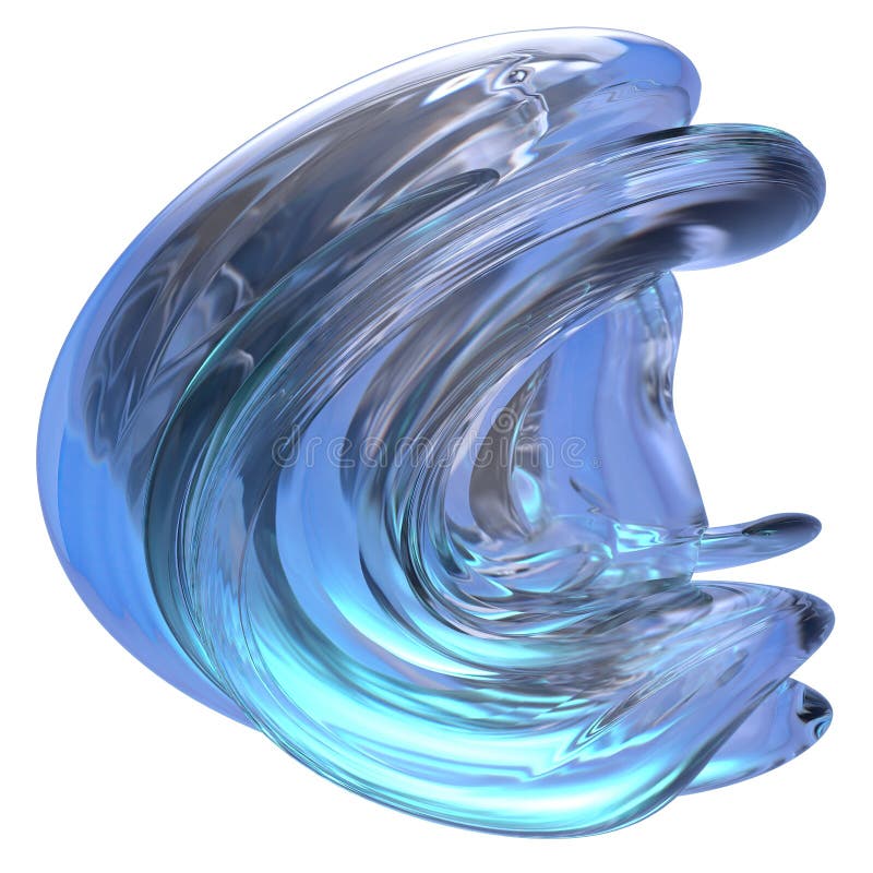 Elegant and Modern 3D Rendering with Crystal Clear Crystal Ice Stock ...