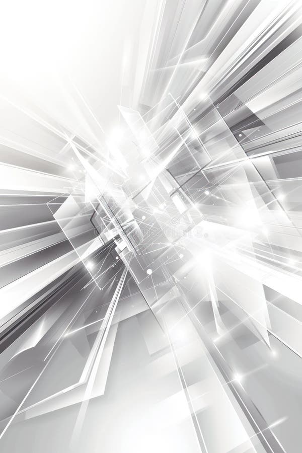 Elegant Modern Geometric Shapes Create a Low Contrast Overlay in a ...