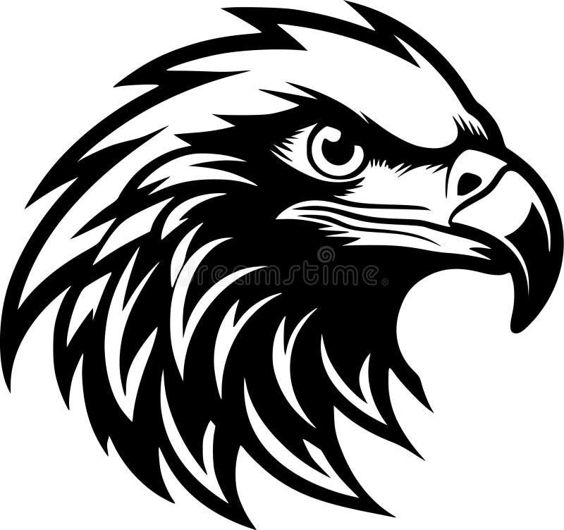Eagle - Minimalist and Flat Logo - Vector Illustration Stock Vector ...