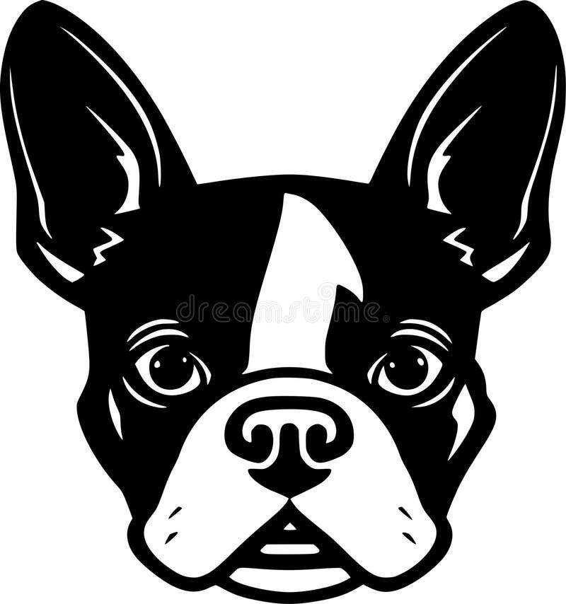 Boston Terrier - High Quality Vector Logo - Vector Illustration Ideal ...
