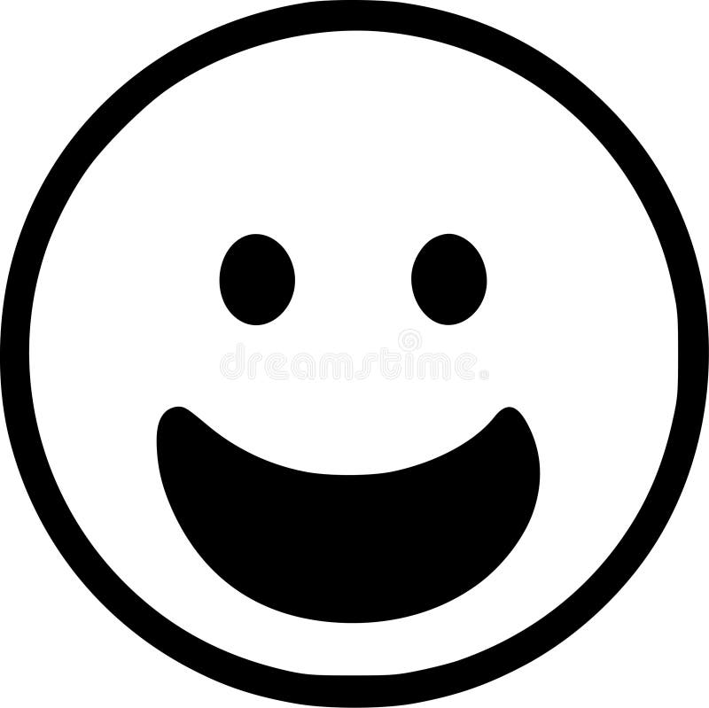 Smiley Face - Minimalist and Flat Logo - Vector Illustration Stock ...