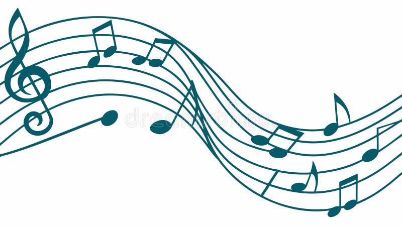 Curved Music Staff Stock Illustrations – 426 Curved Music Staff Stock ...