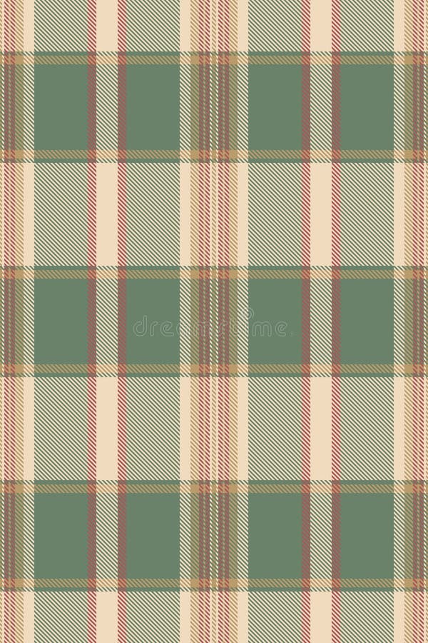 Elegant Muted Green, Beige, and Red Plaid Pattern. Perfect for Textile ...