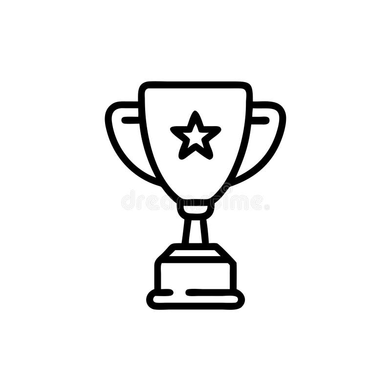 Elegant Mythic Trophy for Honor and Glory Stock Vector - Illustration ...