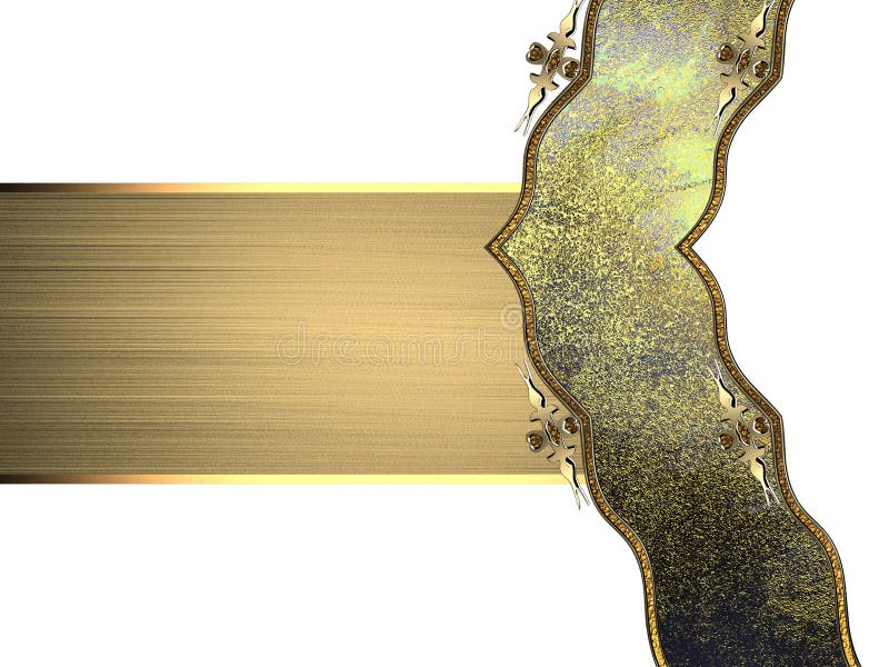 Elegant Name Plate for Text with Pattern. Element Stock Photo - Image ...