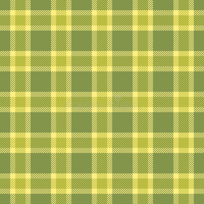 Elegant Olive Green and Pale Yellow Plaid Pattern. Perfect for Textile ...