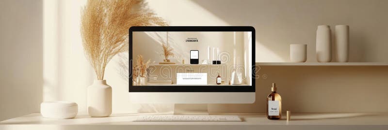 Elegant Online Storefront Showcasing Minimalistic Product Displays with ...