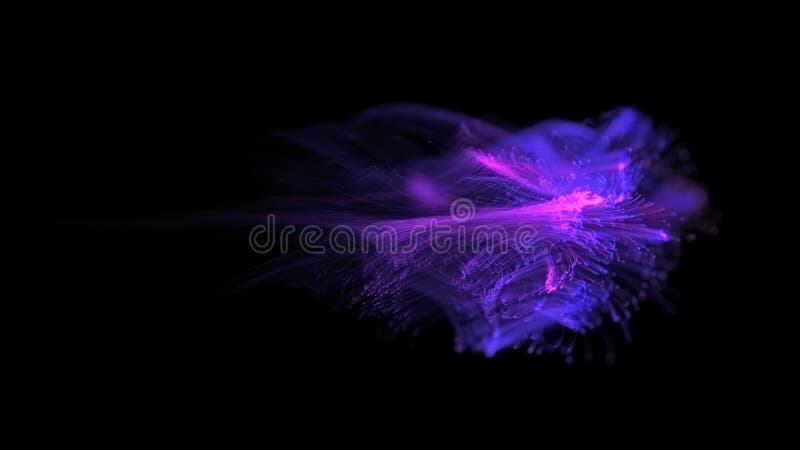 Particle Transition Element Animation Stock Footage - Video of glow ...