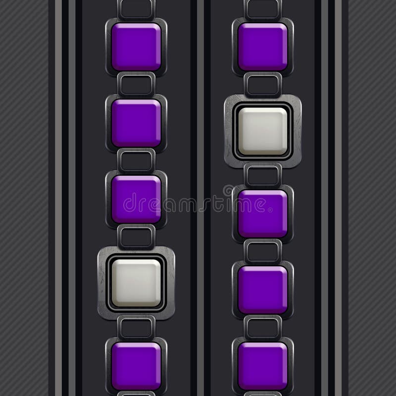 Elegant, Ornamental Pattern, Silver Squares in Purple and White ...