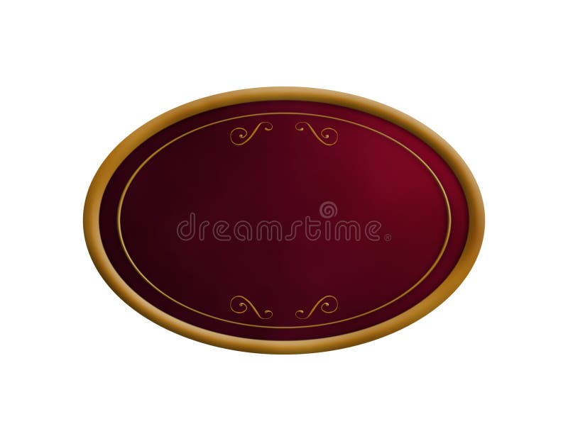 Elegant ovaal frame stock illustratie. Illustration of teken - 17903574
