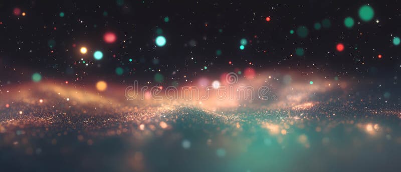 Elegant Overlay of Transparent Dust Particles Creating Subtle Depth ...