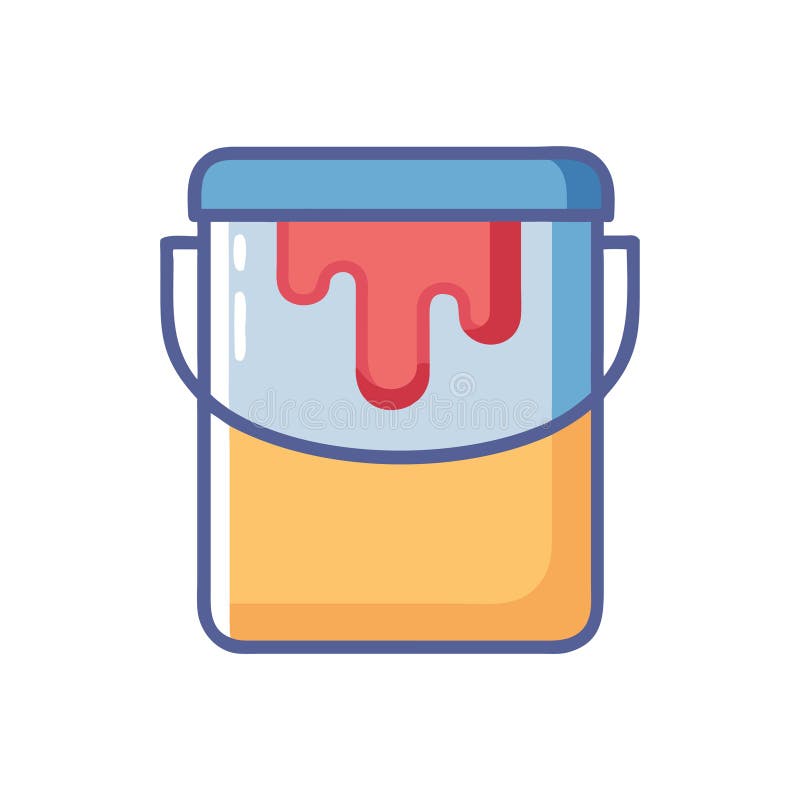 Elegant Paint Can Icon Artwork Design Stock Vector - Illustration of ...