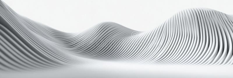 Elegant Parallel Lines Create a Soft Three-dimensional Optical Illusion ...