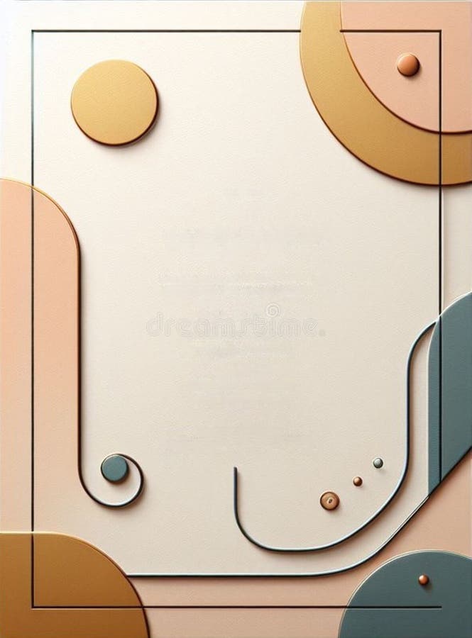 Elegant Pastel Geometric Invitation Template for Special Occasions ...