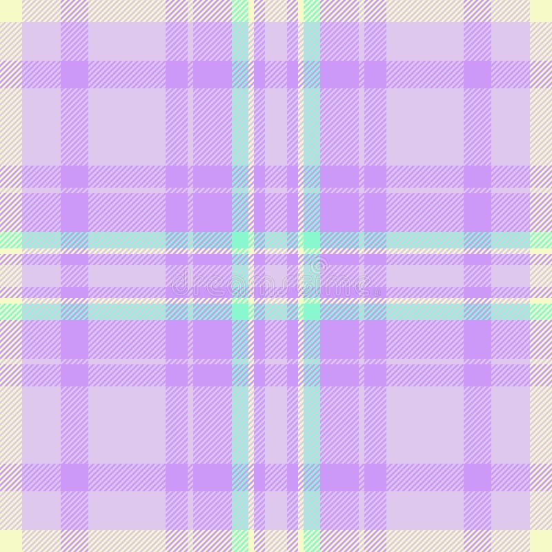 Elegant Pastel Plaid Pattern in Lavender, Cream and Turquoise. Soft ...