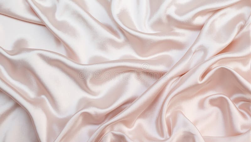 Elegant Pastel Satin Fabrics in Soft Light Stock Illustration ...