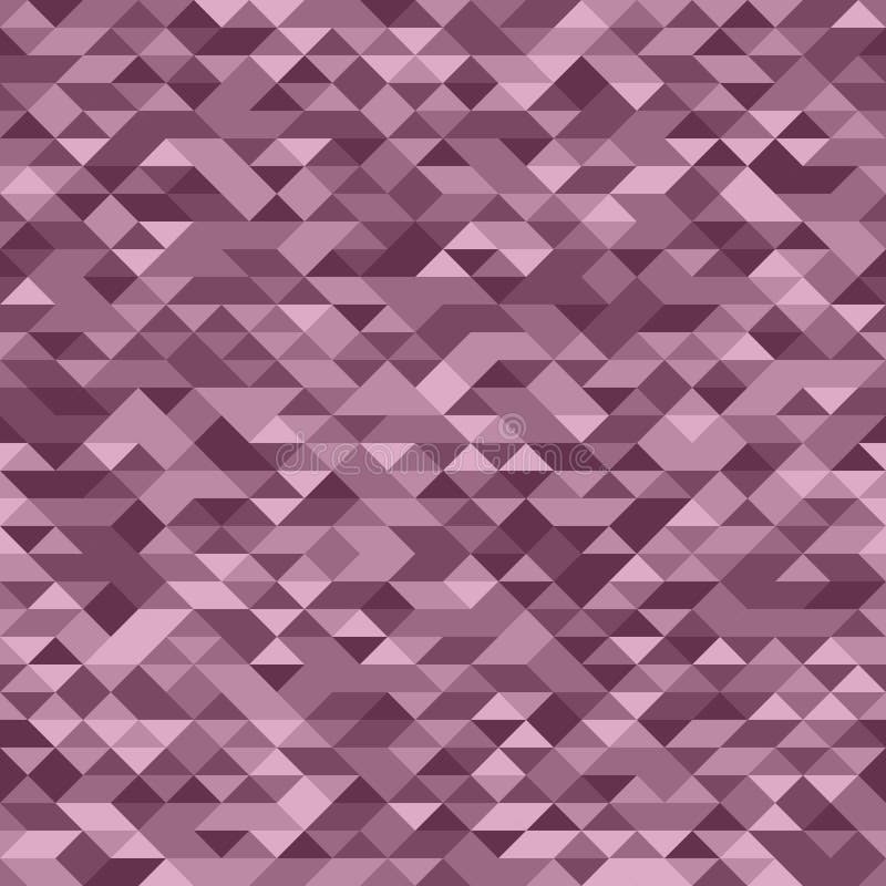 Elegant Pattern of Colorful Pastel Pink Triangles Stock Vector ...