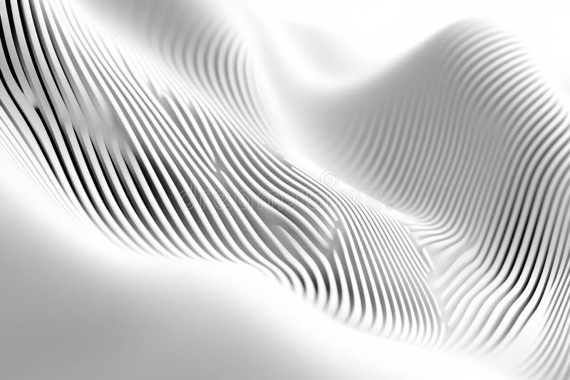 Elegant Pattern of Fine Parallel Lines Creating a Three-dimensional ...